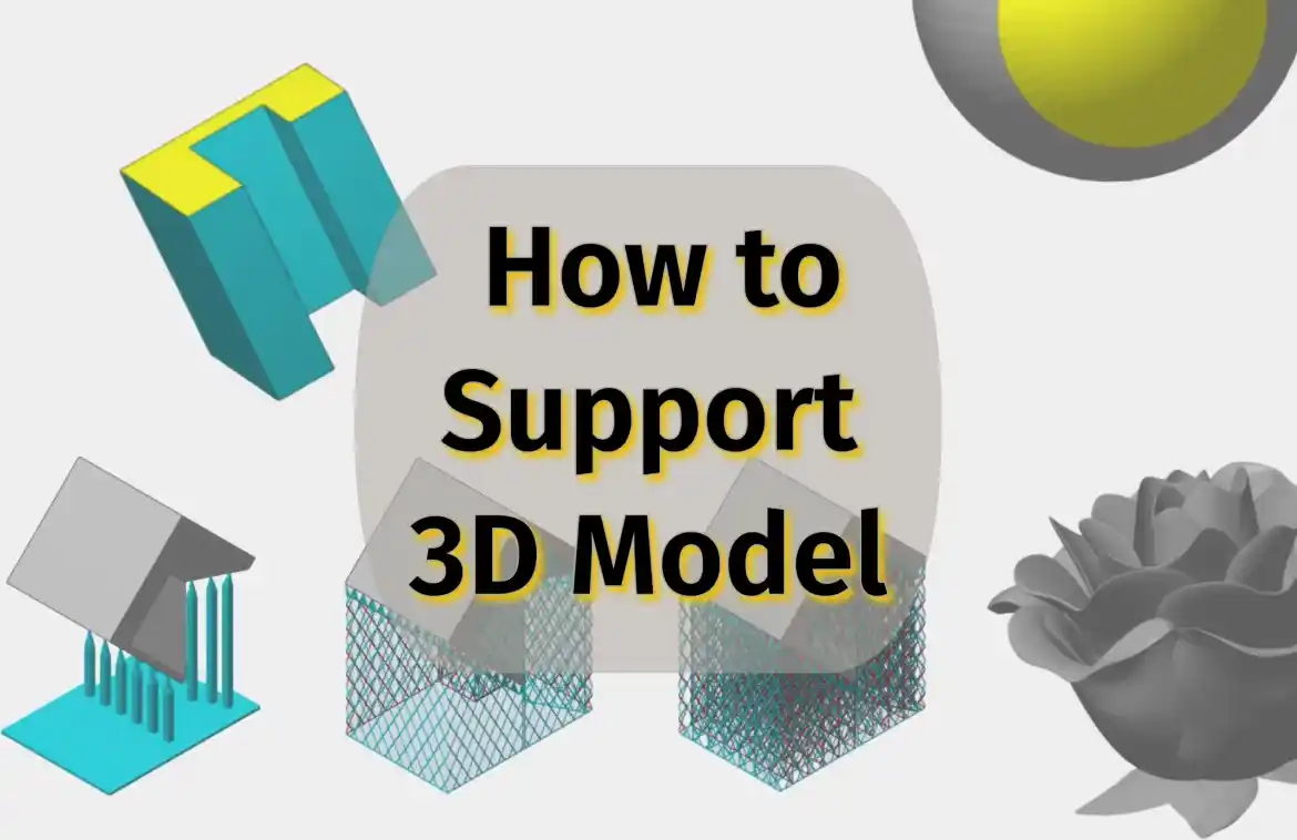 How to orient and support 3D models in Additive Manufacturing